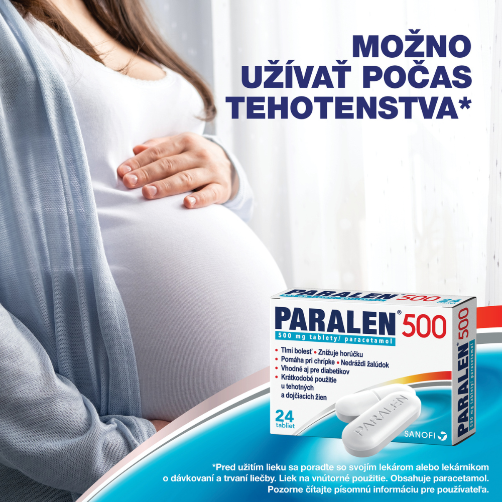 PARALEN 500 mg 24 tabliet - MojaLekáreň.sk