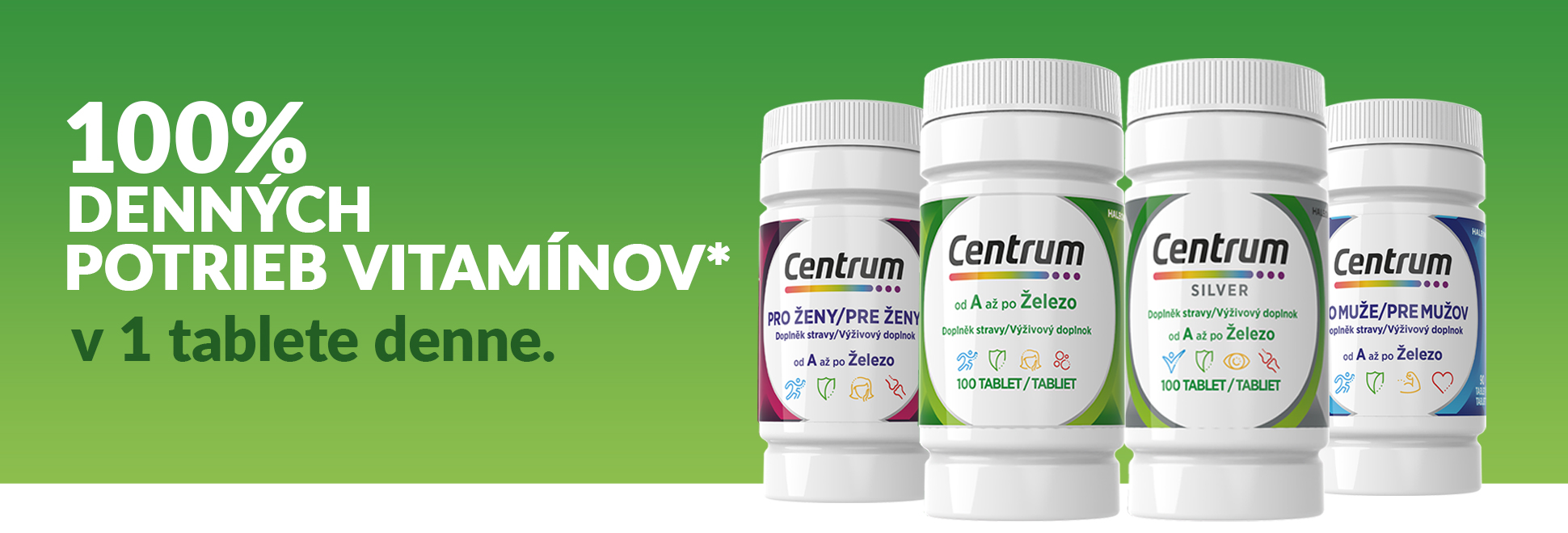 CENTRUM Multivitamín AZ 30 tabliet - MojaLekáreň.sk