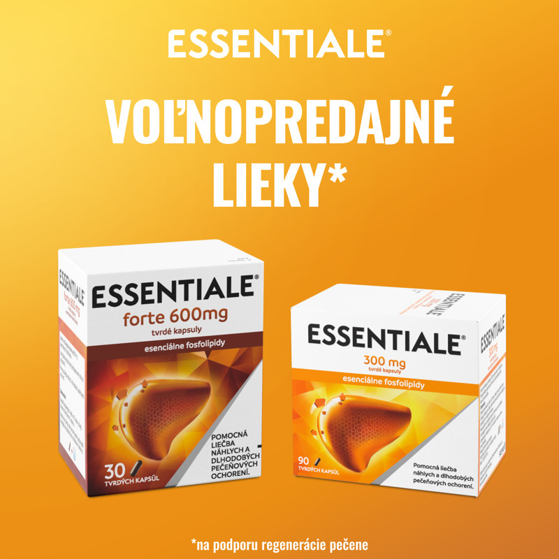 ESSENTIALE forte 600 mg 30 tvrdých kapsúl - MojaLekáreň.sk