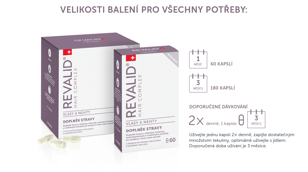 REVALID Hair Complex 180 kapsúl - MojaLekáreň.sk